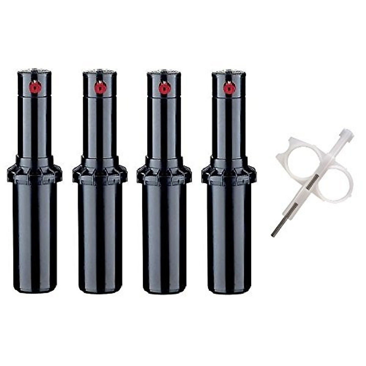 HUNTER PGP-adj Rotor Sprinkler Heads - 4 Pack - Includes Adjustment Tool