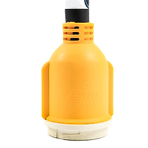 Camco Power Grip 18" Dogbone Extension Cord Adapter with 50-Amp Power Locking Male and 50-Amp 90-Degree Locking Female Ends for Electrical Connection