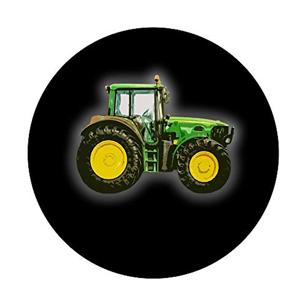 Tractor Farmer Green Bulldozer Farmers funny Gift for Boys PopSockets PopGrip: Swappable Grip for Phones & Tablets