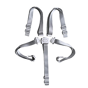 ZARPMA High Chair Security Straps, Replacement 5 Point Children Safety Harness Convertible Straps for High Chair/Pram/Buggy/Kid Pushchair