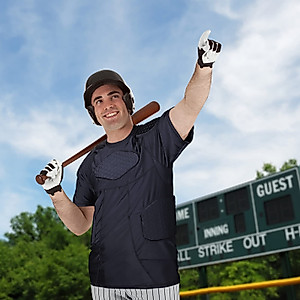 TUOYR Padded Compression Shirt Chest Protector Undershirt for Football Soccer Paintball Shirt