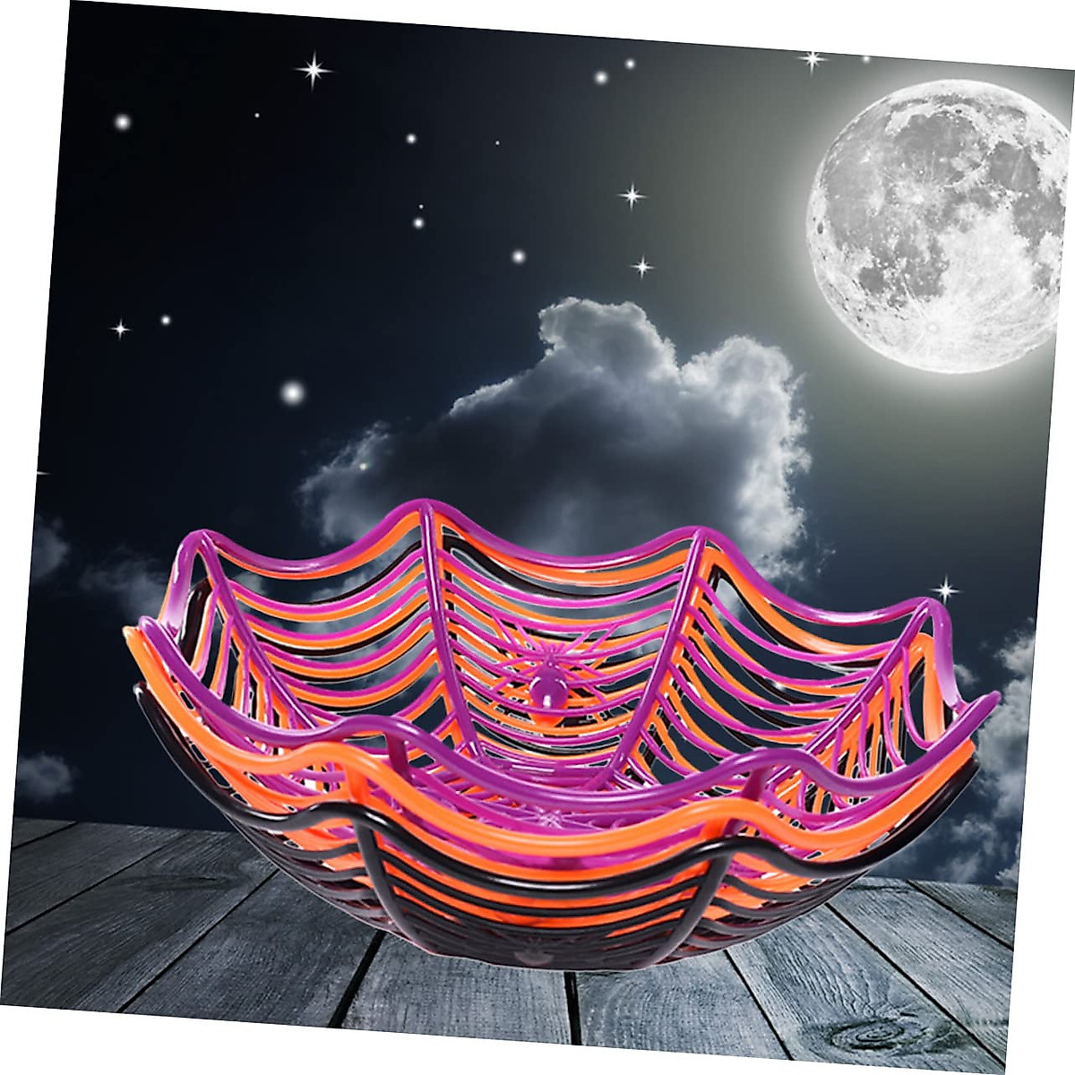 NOLITOY 3pcs Halloween Decor Cookie Decorating Fruit Decor Fruits Basket Candy Basket Halloween Party Decor Props Biscuit