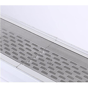 Waterlock DIY 6”Leaf Protection|Sample|Stainless Steel mesh|White Aluminum Gutter Covers|Contractor Grade|Gutter Guard from Manufacturer|Made in The USA