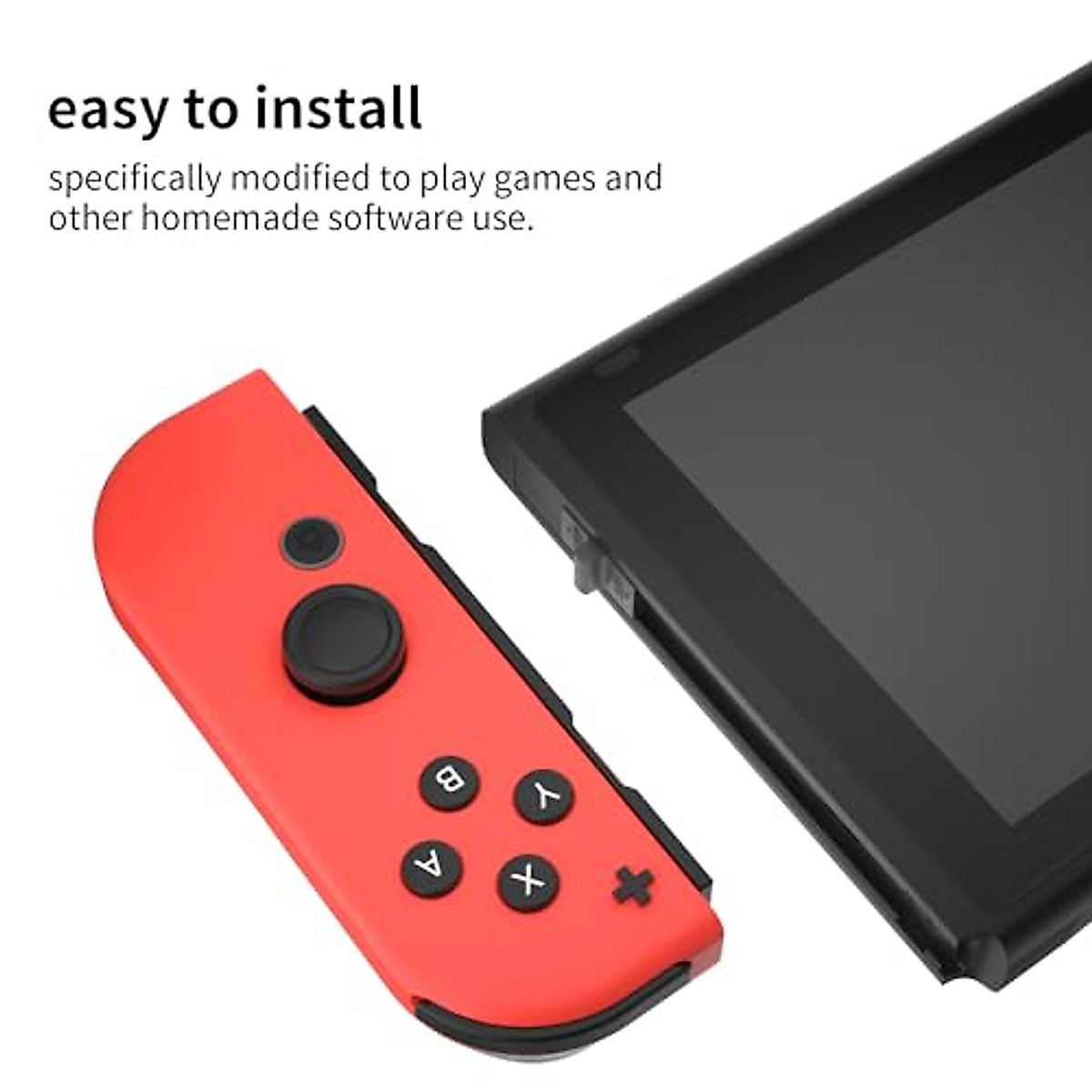 RGEEK RCM Jig for Nintendo Switch RCM Tool RCM SX OS Short Circuit Tools Use for Modify The Archive Play GBA/FBA & Other Simulator(Black)