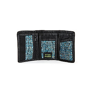 DIME BAGS Trifold Hempster Wallet - Classic Trifold Design w/Exterior Pocket and Interchangable Label (Glass)