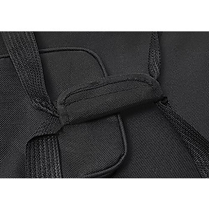 Foldable Waterproof Art Portfolio Case Artist Drawing Painting Storage Bag with Handle & Shoulder Strap Spacious Traveling Art & Craft Organizer Crossbody Bag for Drawing Board Easel Palette Brushes