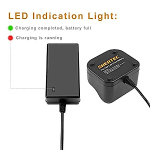Shentec 7.4V Li-Ion Charger 902667 Compatible with Paslode 902654 902600 B20543A B20543 CF325LI 918000 IM250A Li Battery (Not for Ni-MH/Ni-Cd Battery)