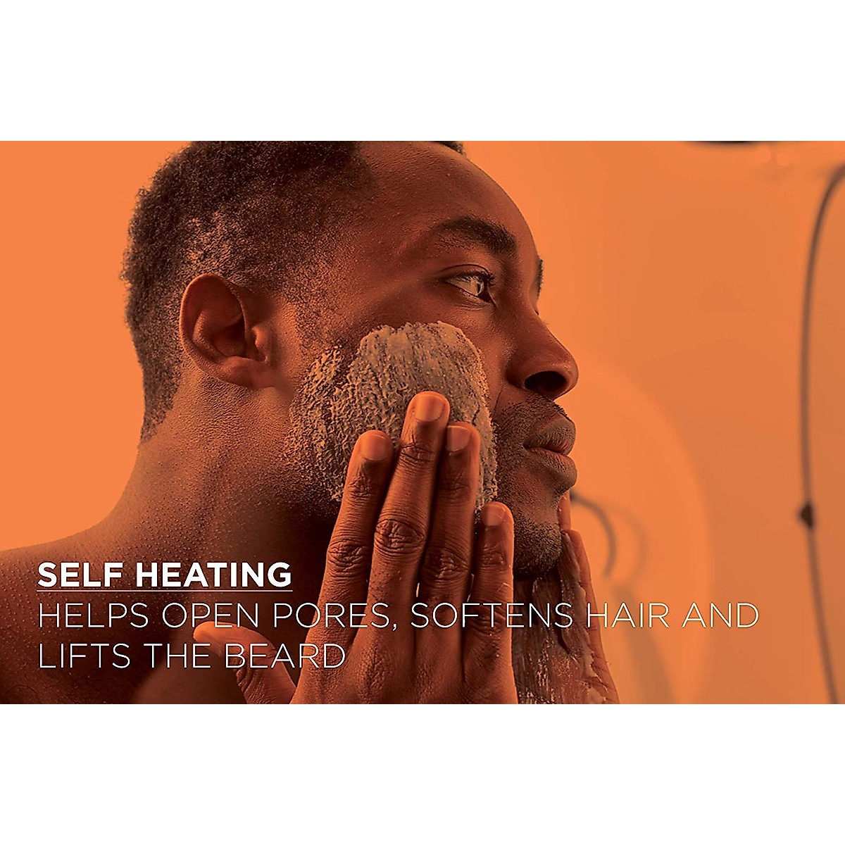 Van Der Hagen Self-Heating Shave Cream - Burst of Warmth Opens Pores and Softens Stubble, 6 oz