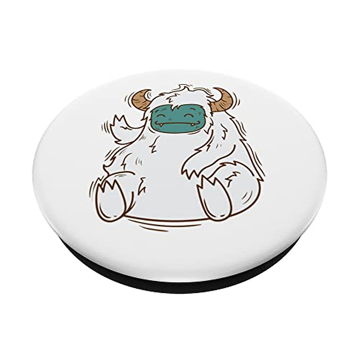 Yeti waves and rejoices Snowman PopSockets Swappable PopGrip