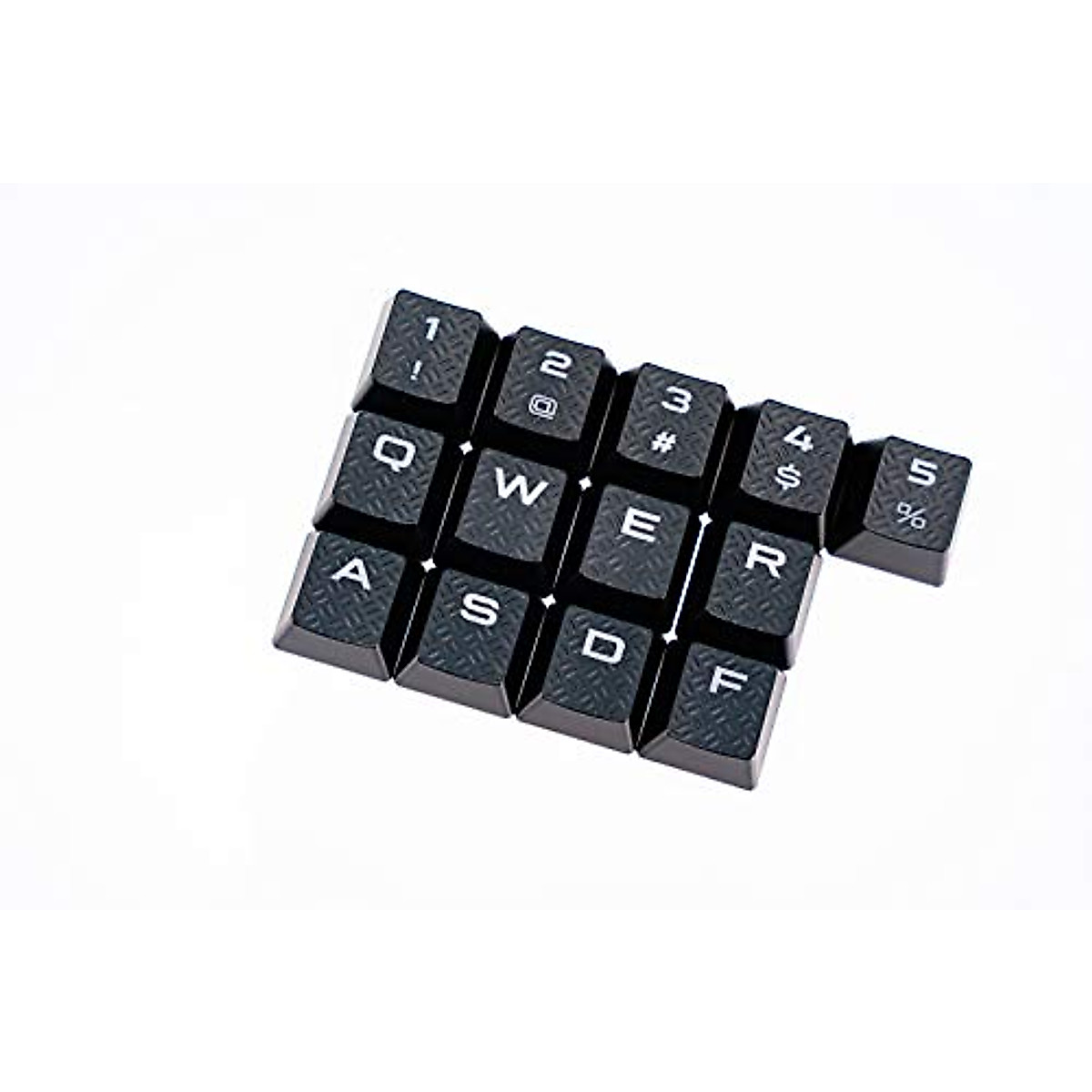 Cherry MX Key Switch FPS Backlit keycap Gray 13 Keys, Used for Corsair Gaming Keyboard! (Black)