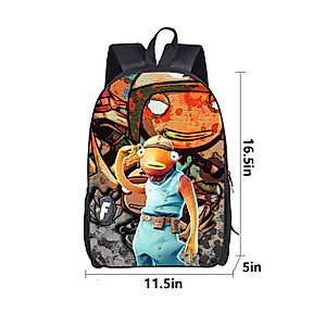 Unisex Anime Game Backpack 3d Printed Backpacks Travel Daypacks Sports Bag Teen 2-One Size