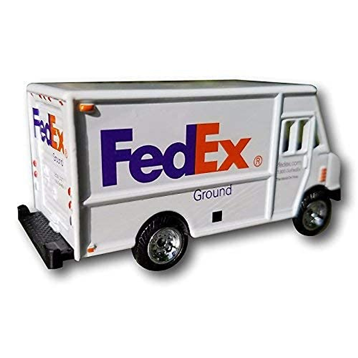 FedEx Ground Miniature Delivery Truck - 3" Length - Scale 1:64 - Gauge S - Sold as a Display or Collectable Item, Not as a Child's Toy