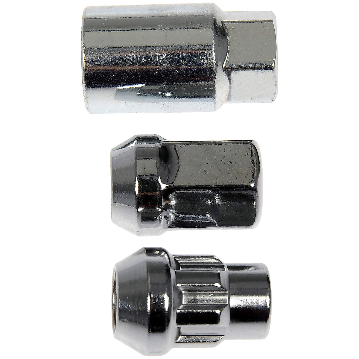 Dorman 713-375 Chrome Acorn Wheel Nut Lock Set Compatible with Select Models, 20 Pack