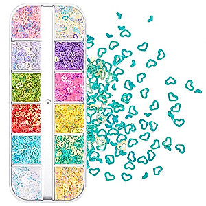 ✪ Glitter Sequins Party Decoration Resin Jewelry Making Supplies DIY Slime Crafts