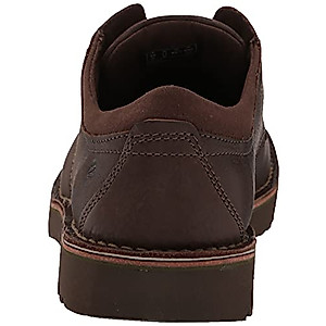 Clarks Men's Eastford Low Oxford, Dark Brown Leather, 10.5