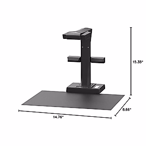 CZUR ET24 Pro Professional Book Scanner, 24MP Document Scanner, 3rd Gen Auto-Flatten & Deskew Tech, A3 Document Camera, 180+ Languages OCR, Support HDMI, for Windows/MacOS/Linux
