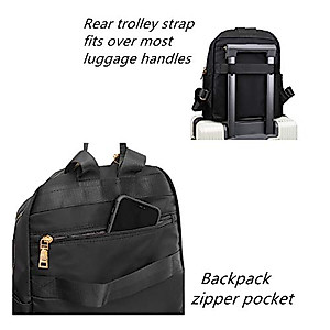 Small Backpack for Women with Adjustable Padded Shoulder Strap，Mini Backpack for Women Nylon Women Backpack Purse Casual Lightweight Bookbag Daypack