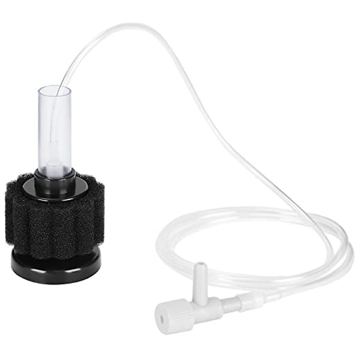 AQUANEAT Mini Sponge Filter,Aquarium Sponge Filter for Betta Fish Tank with Airline Tubing and Control Valve, up to 3Gal