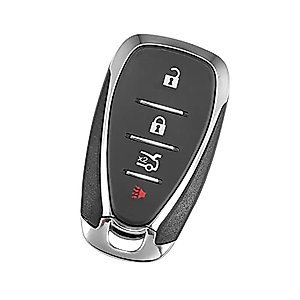 ACROPIX 4 Button Keyless Entry Remote Fit for Chevrolet Sonic - Pack of 1 Black