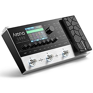 Donner Arena 2000 Guitar Multi-Effects Pedal with 278 Effects, 100 IRs, Looper, Drum Machine, Amp Modeling, XLR and MIDI Support