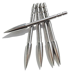 12 Pcs Archery Field Points 100/120/150/200 Grain Insert Points Archery Bullet Points Target Practice Tips for ID 4.2mm Shaft (200 grain)