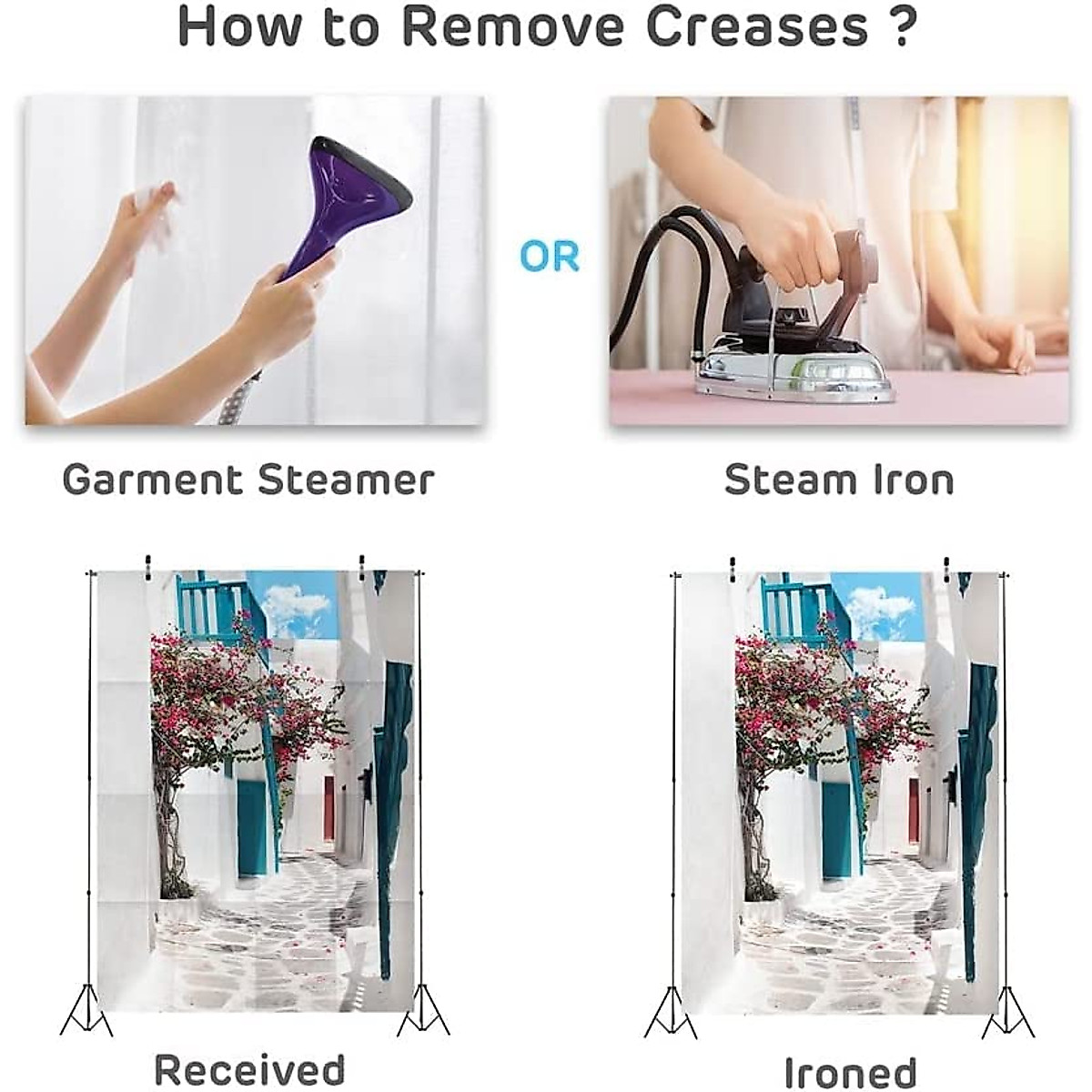 CORFOTO 6.5x10ft Greece Street Backdrop Narrow Street Background Mia Birthday Party Decorations Mia Themed Backdrop Greece Themed Party Decorations Greek Party Supplies Stone Path Wedding Banner Decor