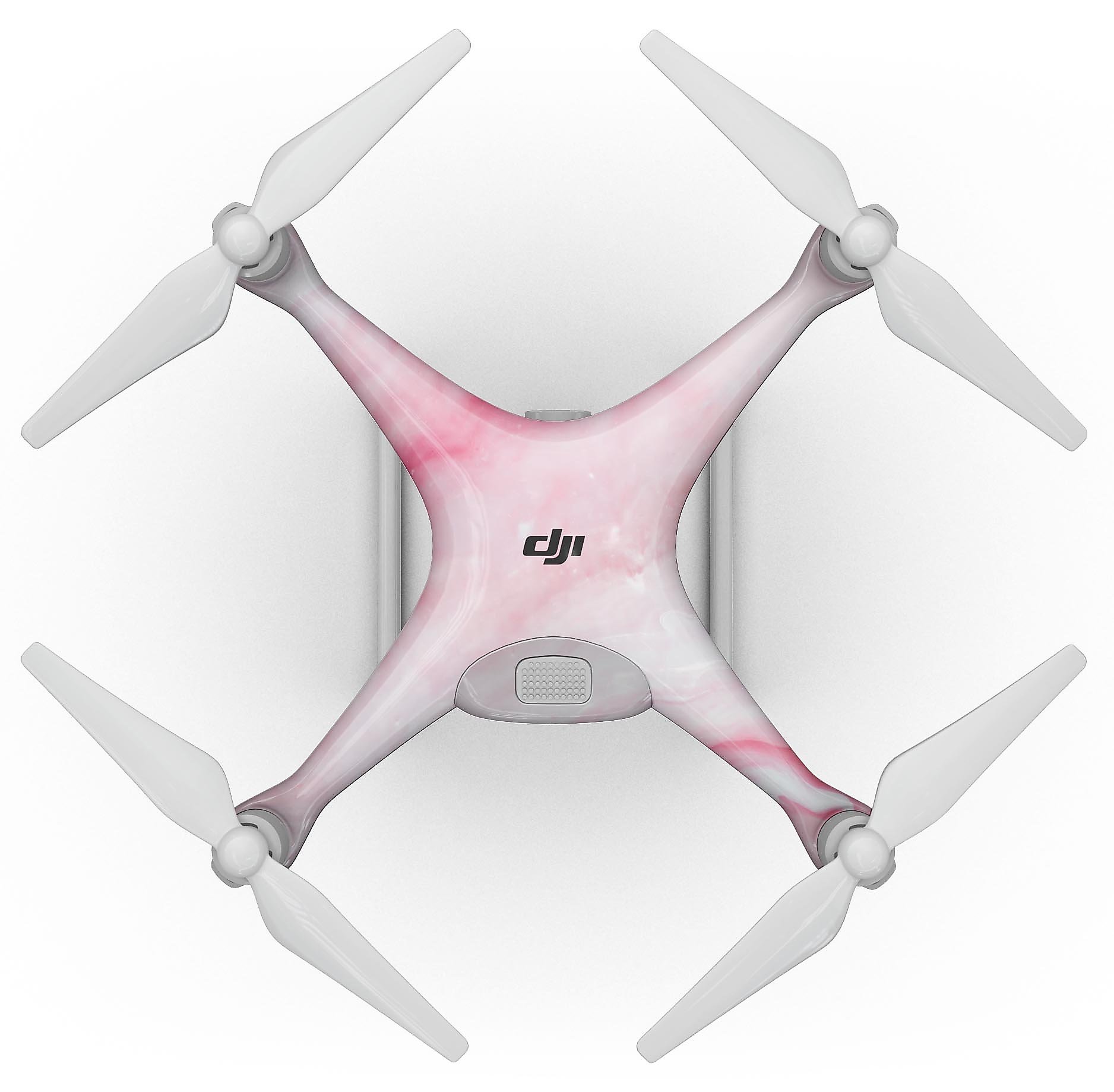 Design Skinz Design Skinz Marbleized Pink Paradise V6 Full-Body Wrap Decal Skin-Kit Compatible with The Drone DJI Inspire 2