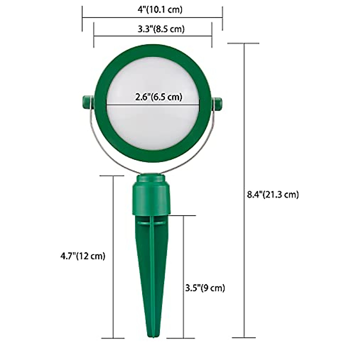 BIGMONAT Landscape Light USB Rechargeable, Color Changing Tree Spotlight Outdoor, RGB Garden Plant Lighting with Remote, Waterproof Ground Light for Patio Yard Pathway