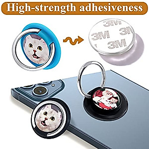 Phone Ring Grip Personalized Picture Design Cartoon Butterfly Phone Finger Grip Stand for Any Mobile Phone Tablet