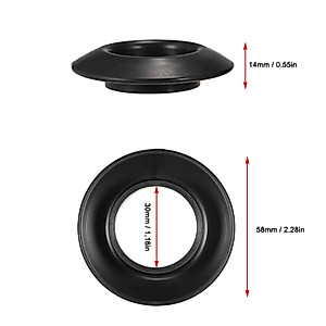 Maxmoral 4pcs Kayak Paddle Drip Rings Accessories for Canoe Raft Paddles Oar Shaft Replacement