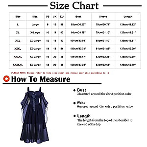 Tuianres Medieval Dress for Women with Corset, Plus Size Bell Sleeve Renaissance Dresses Irish Ball Gown Halloween Costumes Daily Deals of The Day Prime