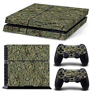 ZEXIN Camouflage for PS4 Controller Skin Vinyl Sticker Decal Cover Decal Console Sticker Gamepad Stickers Consoles Skin Wrap Vinyl Dticker(5)