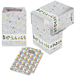 Ultra Pro Pokémon: First Partner Accessory Bundle - Includes: Storage Box for 700+ Sleeved Cards, Deck Box, 65ct Deck Protector Sleeves, Playmat (24"x13.5")