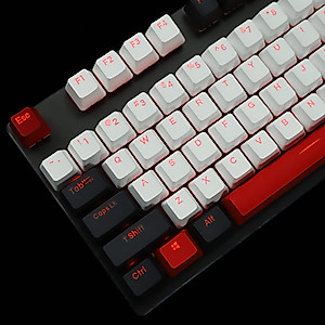 108 122 Double Shot Backlit Olivia Keycaps PBT Shine Through OEM Profile Keycap for MX Mechaniccal Keyboard 61 68 84 87 104 (P5 122)