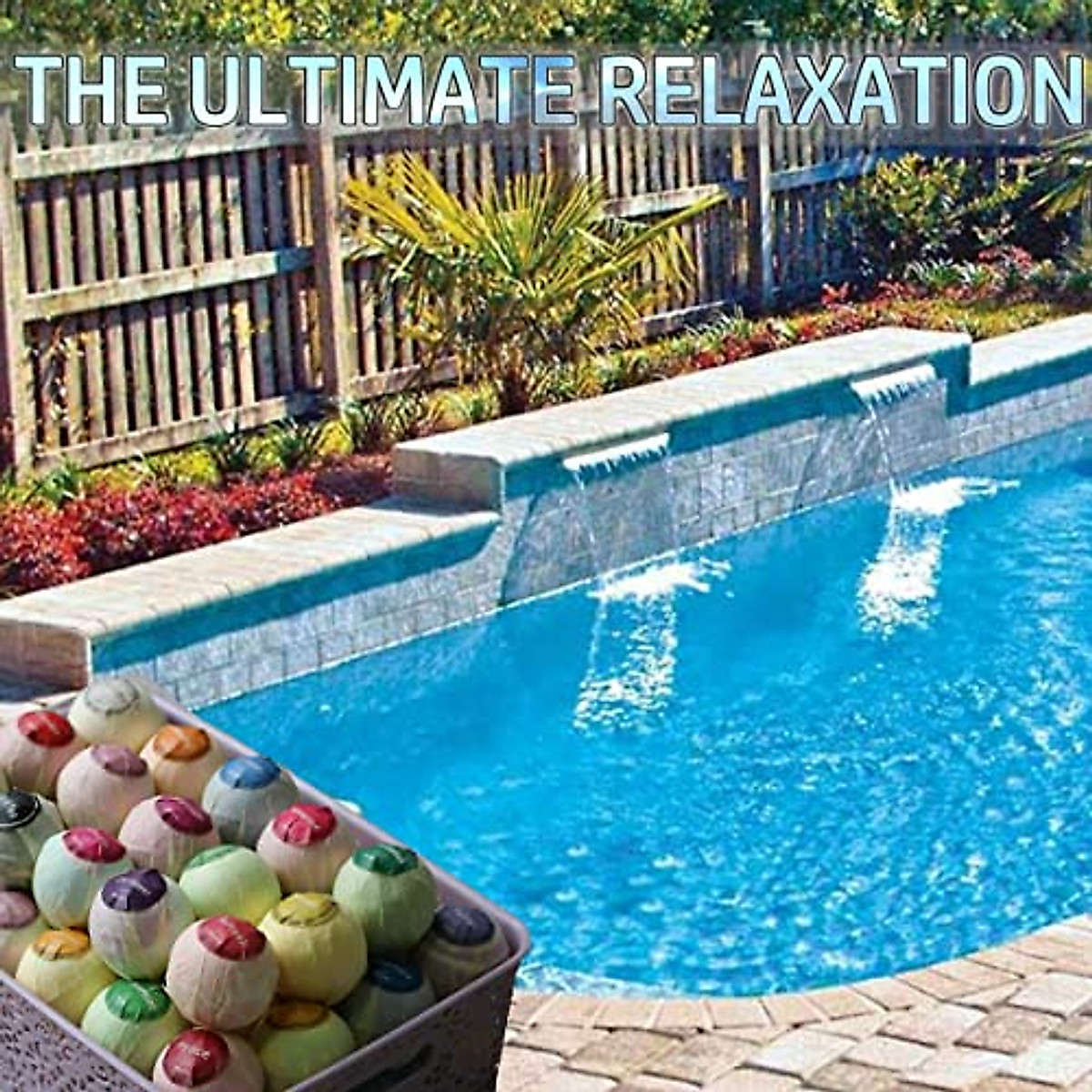 Purelis Moisturizing Bath Bombs Gift Basket, 40 count. Bulk Bath Bomb Gift Set with Essential Oils & Shea Butter. Organic, Individually Wrapped Bath Bombs in Gift Box. Best Gift Idea for Women & Kids!