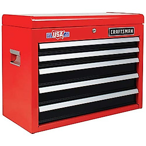 CRAFTSMAN 2000 Series 26-in W x 19.75-in H 5-Drawer Steel Tool Chest (Red)