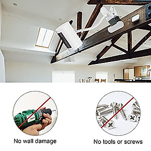 SZAOYU 2Pack Flexible Clamp Mount Compatible with Ring Mount Stick Up Cam & Indoor Cam, Flexible Gooseneck Mounting Bracket No Tools or Wall Damage Required