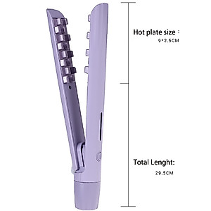 Negative Ion Corn Clip Perm Curling Iron for Womens, Three-Dimensional Heating Curling Iron, Fluffy Corn Perm for Professional Hair Salon at Home, Gifts for Women/Girls