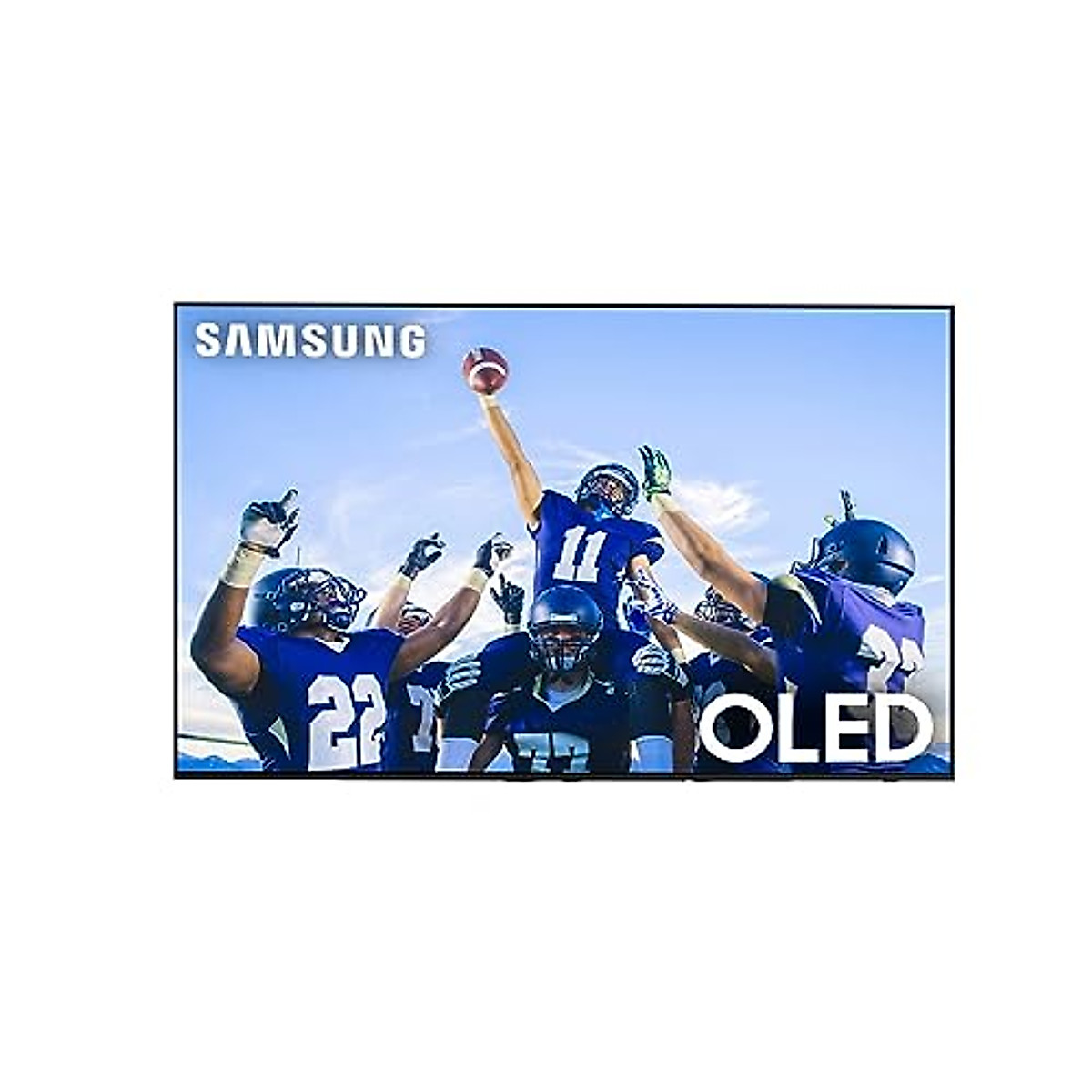 SAMSUNG QN55S90CAFXZA 55 Inch 4K OLED Smart TV with AI Upscaling with a BAR-300 5.0ch Soundbar with MultiBeam Sound and Dolby Atmos (2023)(USED)