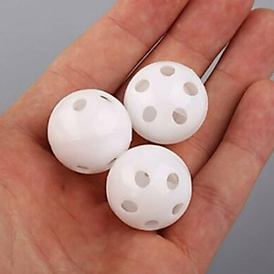 50PCS Rattle Balls Rattle Box Repair Toy Globe Noise Maker Insert Squeaker Baby Wrist Rattles Foot Rattles Toy for Babies for Pet Dog Toys Without Squeakers Toy Wrist Rattles Animal Puppet Doll 28MM