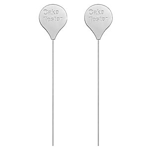 Cake Tester, 2 Packs Cake Testers for Baking and Cakes Testing Stick Doneness Endurance CakeTester Skewer 7.9 in Stainless Steel Rondauno