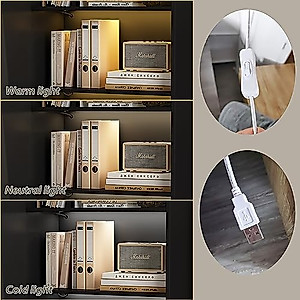 AIEGLE Lighted Entertainment Wall Unit Set with Bridge, Modern TV Stand with 3 Color Light, Up-Flip Doors & Shelves, Large Console Storage Cabinet Set for TVs Up to 70", Black (114.2"Wx11.8"Dx78.7"H)