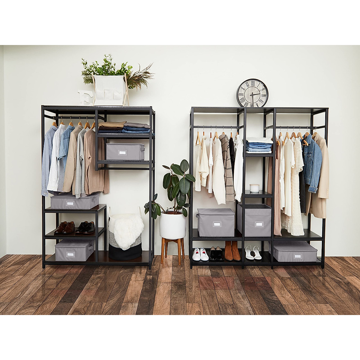 Covermates Keepsakes - Zip-Top Storage Box - Heavy Duty Polyester- Reinforced Handles - Stackable Design - Indoor Storage, Graphite