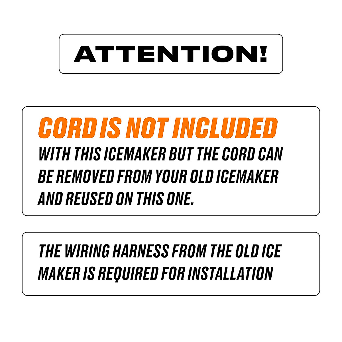 W10300022 WPW10300022 Refrigerator Ice Maker Replaces AP6019085, W10122556, W10300022, W10377190 Replacement for Whirlpool Kenmore Amana Refrigerator