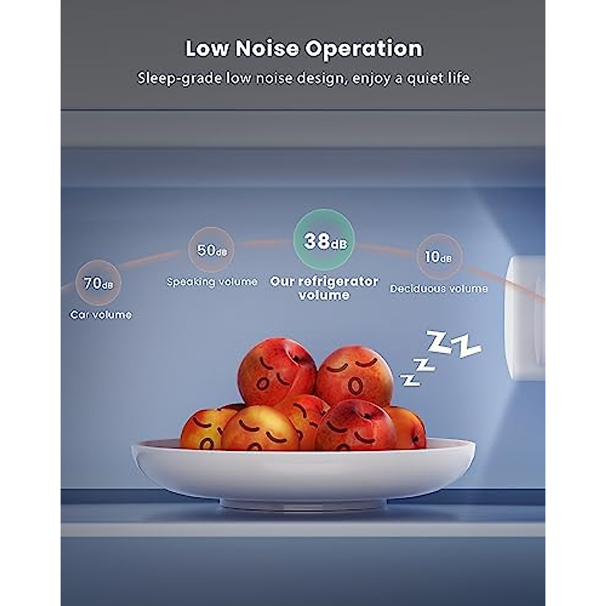 Bodare Retro Mini Fridge with Freezer: 3.2 Cu.Ft Mini Refrigerator with 2 Doors - Small Refrigerator Energy-Saving Compact Refrigerator - Small Fridge for Bedroom Dorm Office Apartment (White)