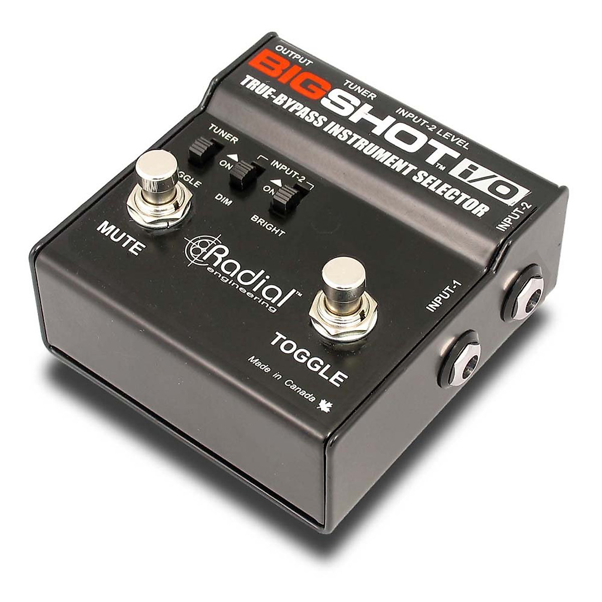 Radial BigShot I/O True Bypass Selector Switch