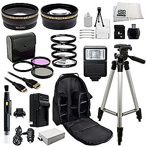 Outdoor Ultimate Accessory Package for the Canon EOS Rebel T2i, T3i, T4i, T5i, 550D, 600D, 650D, 700D, Kiss X4, X5, Kiss X6 & Kiss X7i Digital SLR Camera (Which Fits Canon 18-55mm, 55-250mm, 75-300mm III, 70-300mm IS USM, 28mm f1.8, 50mm F1.4, 85mm F1.8 O