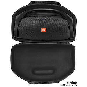 GETGEAR Case for Boombox, Boombox 2, Boombox 3 Waterproof Portable Speaker, customized case with featured handle and shoulder strap, removable accessories pouch