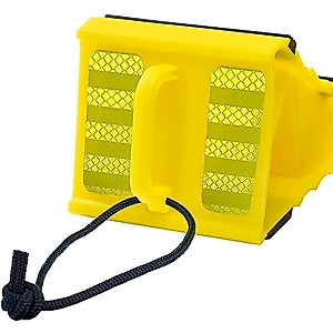 LEAD BRAND Wheel Chocks with Non Slip Base, Suitable for Most Tyre Sizes.Ideal Chocks for RV&Trailer, (L8 L x W4.7 x H4.1), Pack of 2 and Carry Bag.