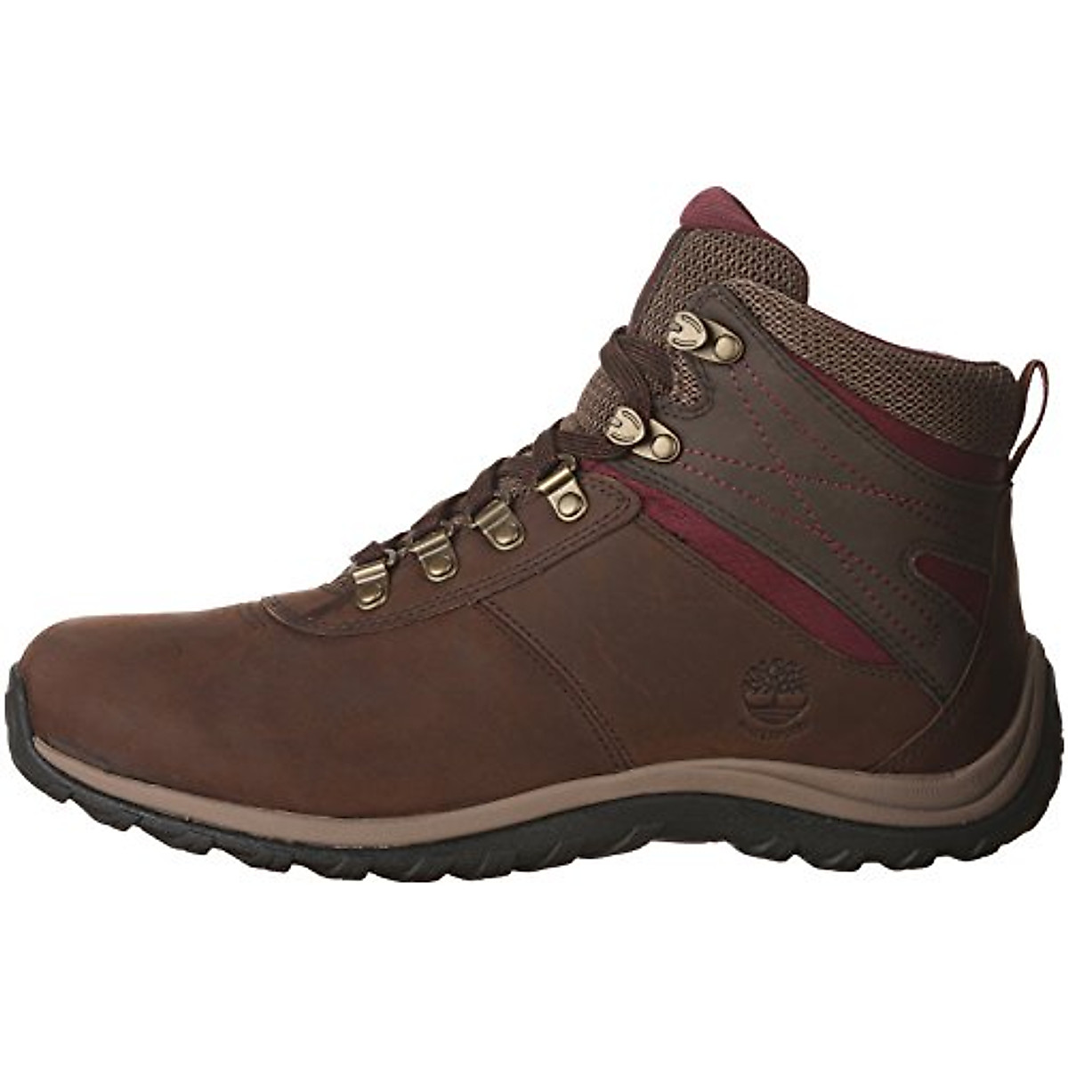Timberland womens Norwood Mid Waterproof Hiking Boot, Dark Brown, 8.5 US